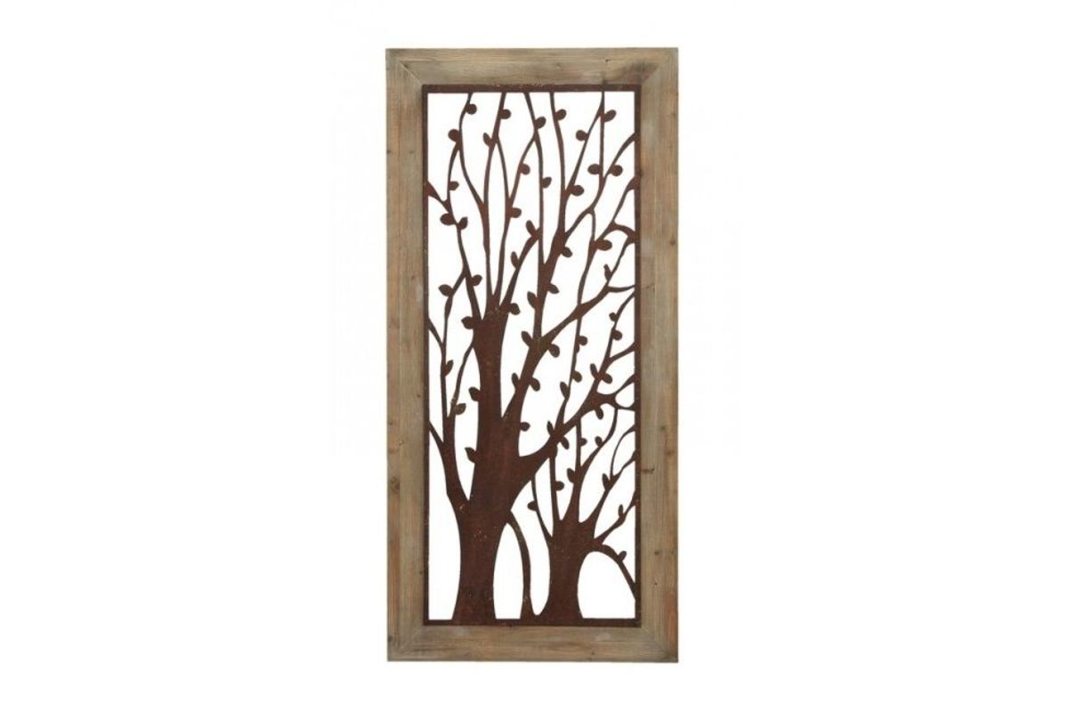 Rustic Distressed Tree Branch Wall Panel at Gardner-White