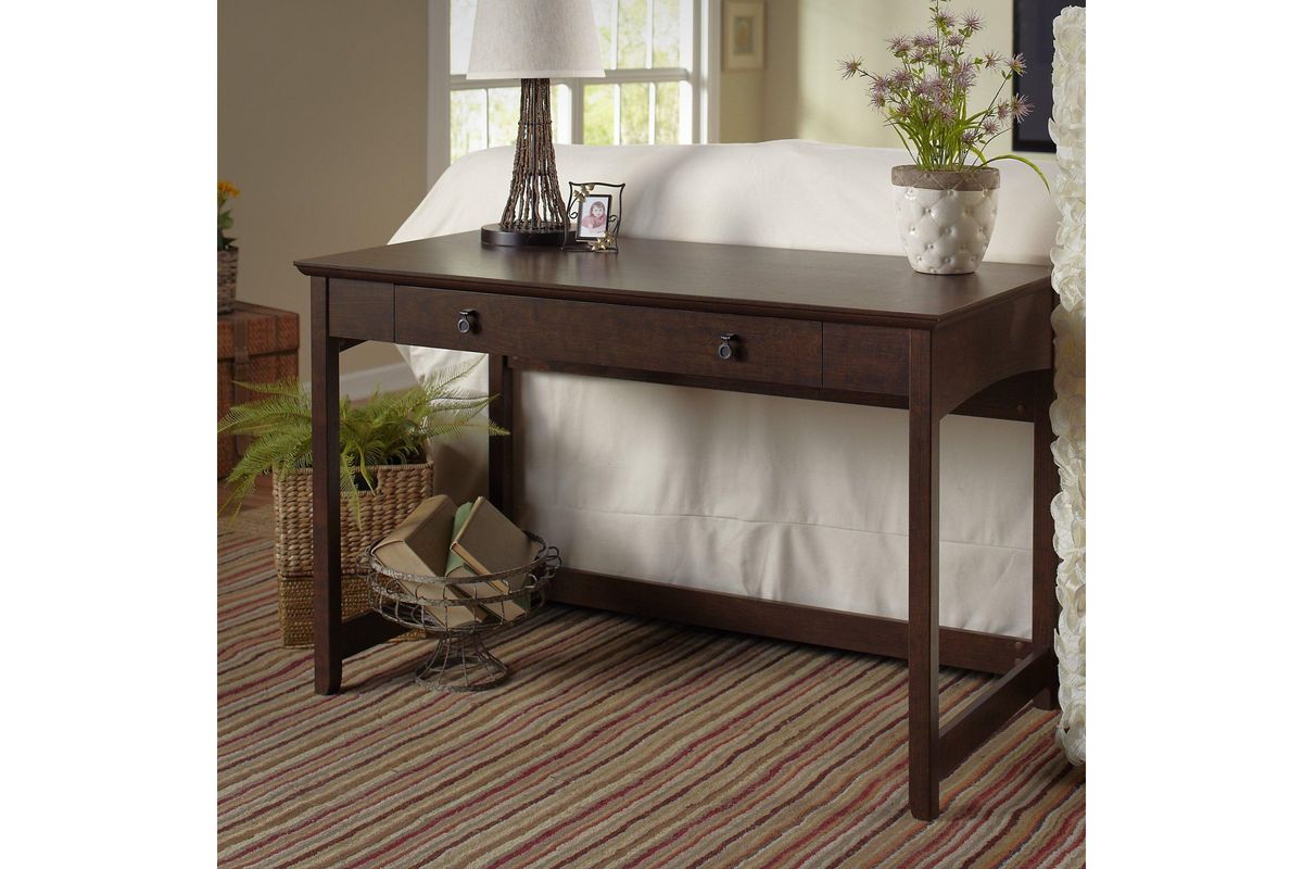 Buena Vista Writing Desk in Madison Cherry by Bush at Gardner-White