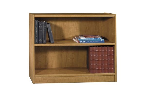 Universal 2-Shelf Bookcase in Snow Maple by Bush at Gardner-White