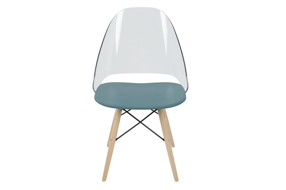 Tonic Mid-Century Modern Accent Chairs (Set of 2) in Blue by LumiSource
