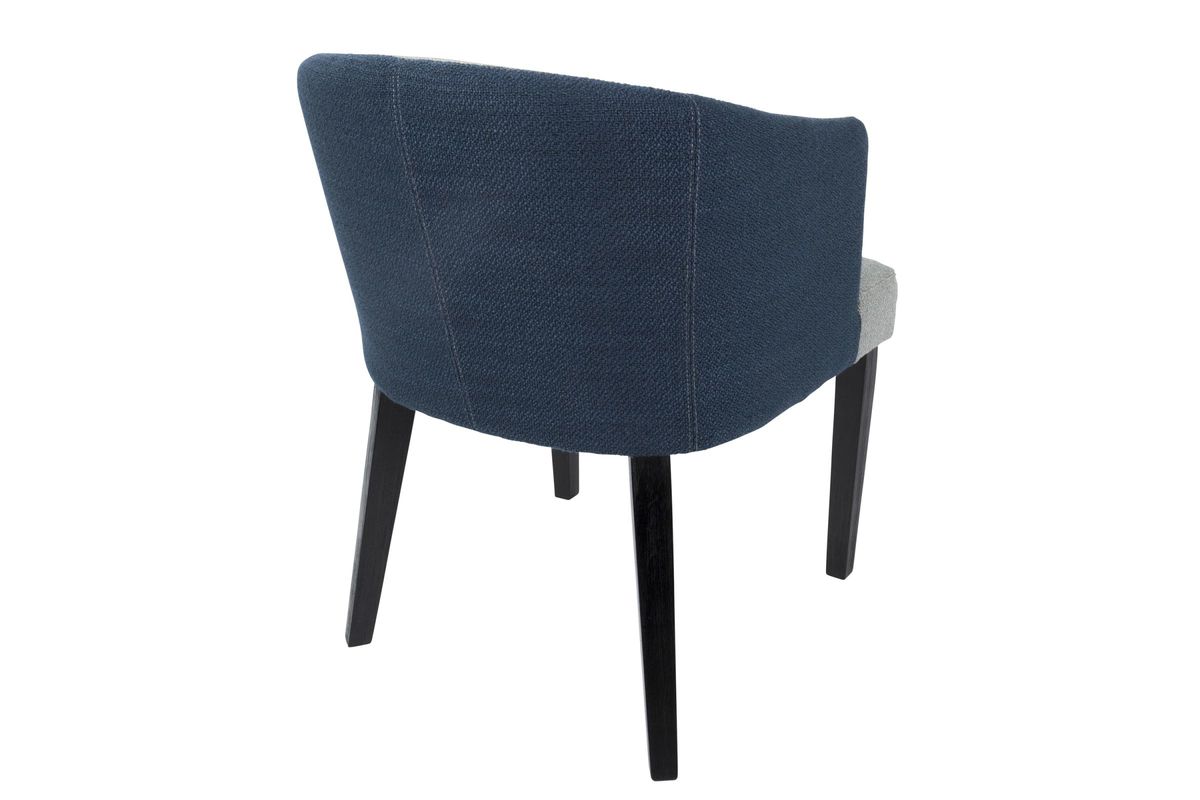 Ashland Contemporary Accent Chair in Light Grey and Blue by LumiSource