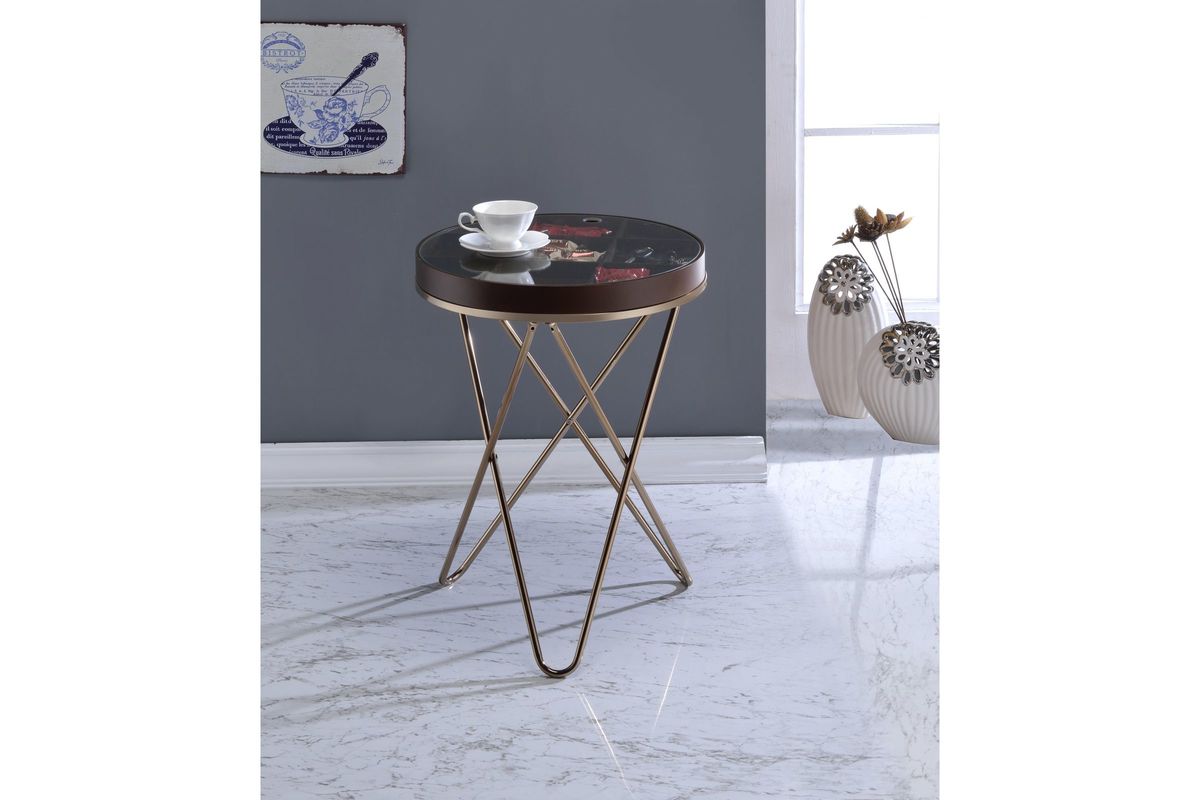 Bage II Side Table in Walnut by ACME at Gardner-White