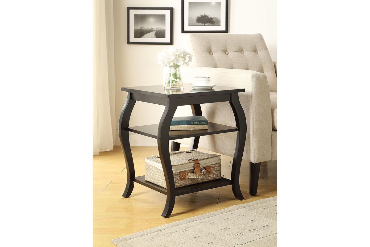 Becci End Table in Black by ACME at Gardner-White