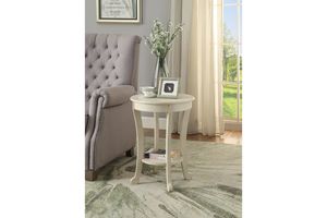 Alysa III End Table in Antique White by ACME at Gardner-White
